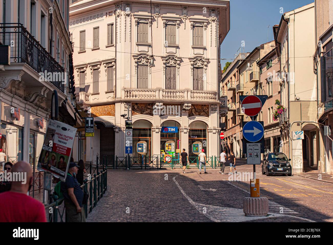 Landscape of buildings in Treviso in Italy 4 Stock Photo - Alamy