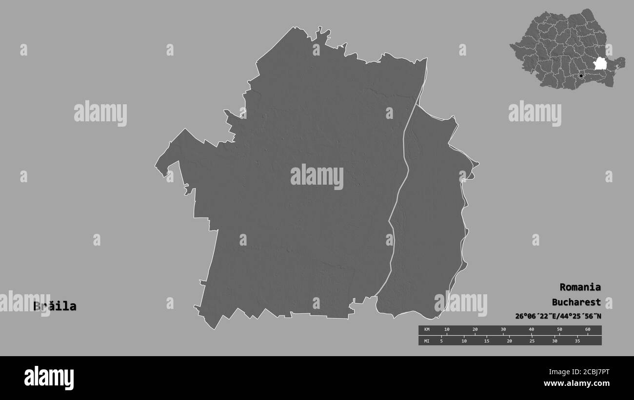 Map of braila hi-res stock photography and images - Alamy