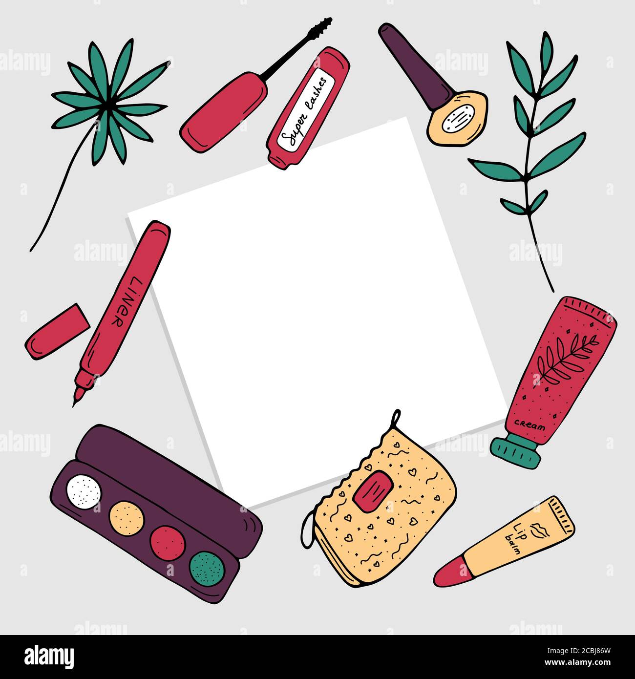 Makeup text Stock Vector Images - Alamy