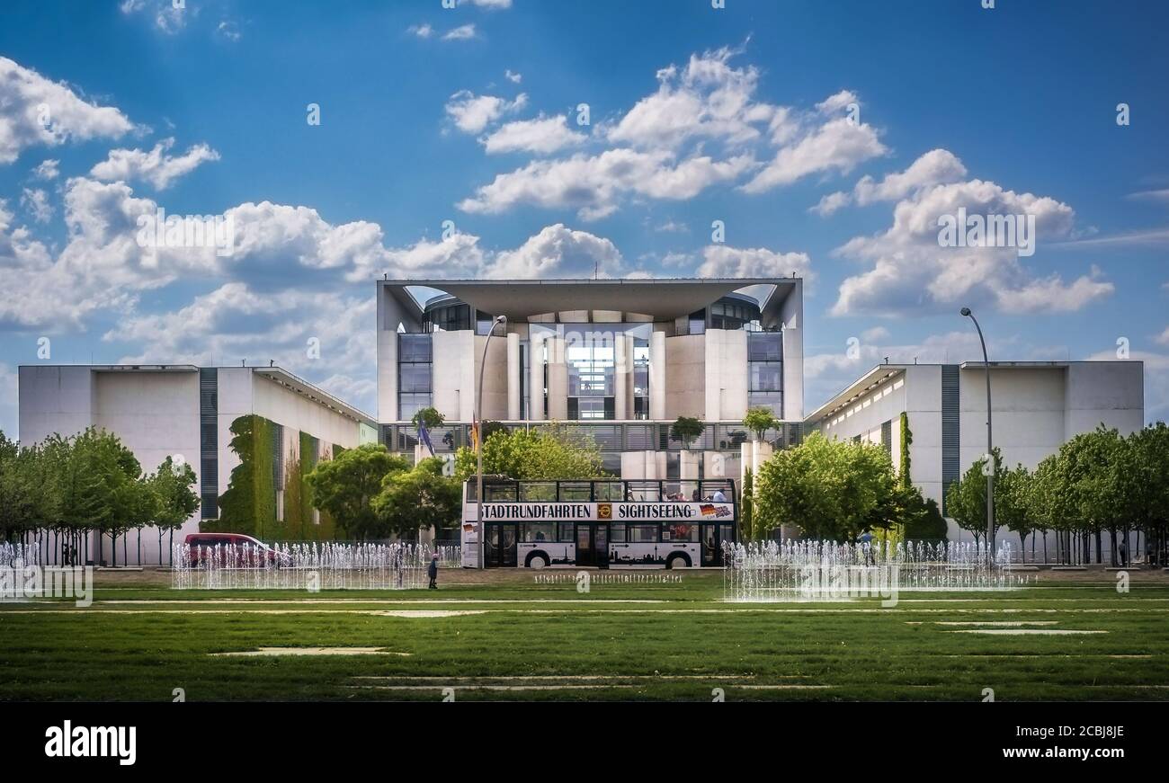 Federal Chancellery building in Berlin, Germany Stock Photo - Alamy