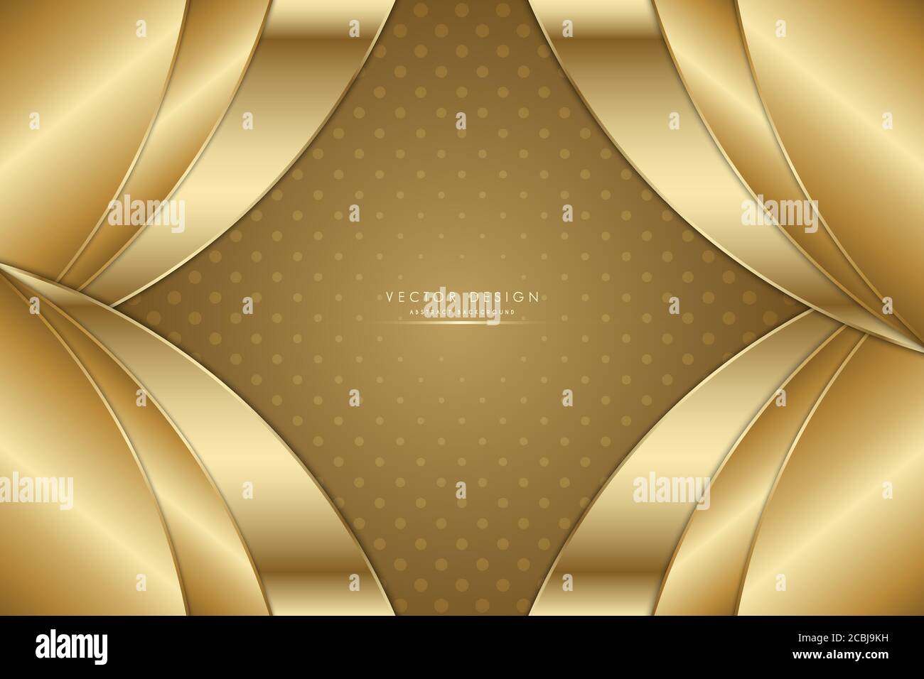 Metallic background.Luxury of gold with dotted minimal template.Golden ...