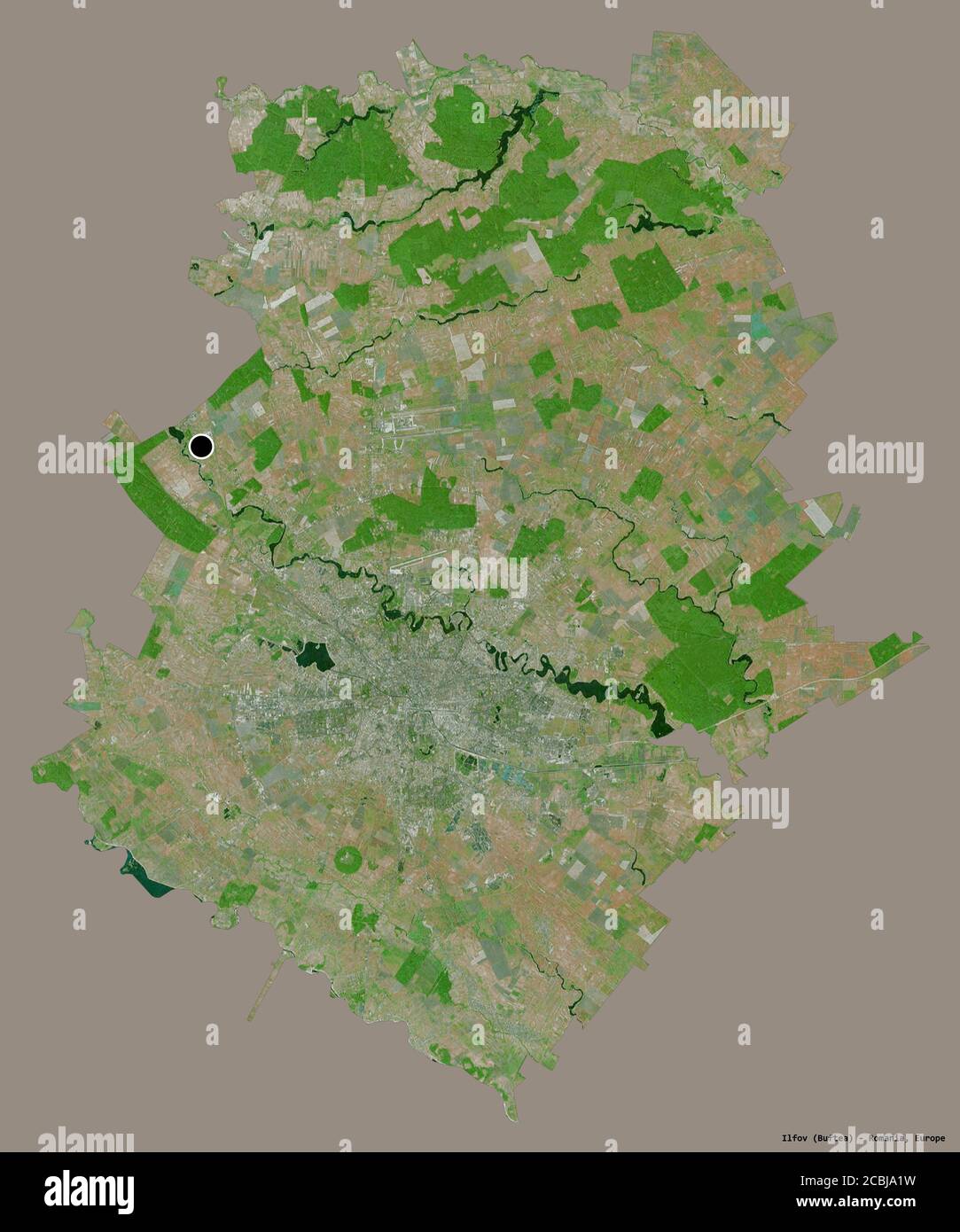 Ilfov romania europe map hi-res stock photography and images - Alamy