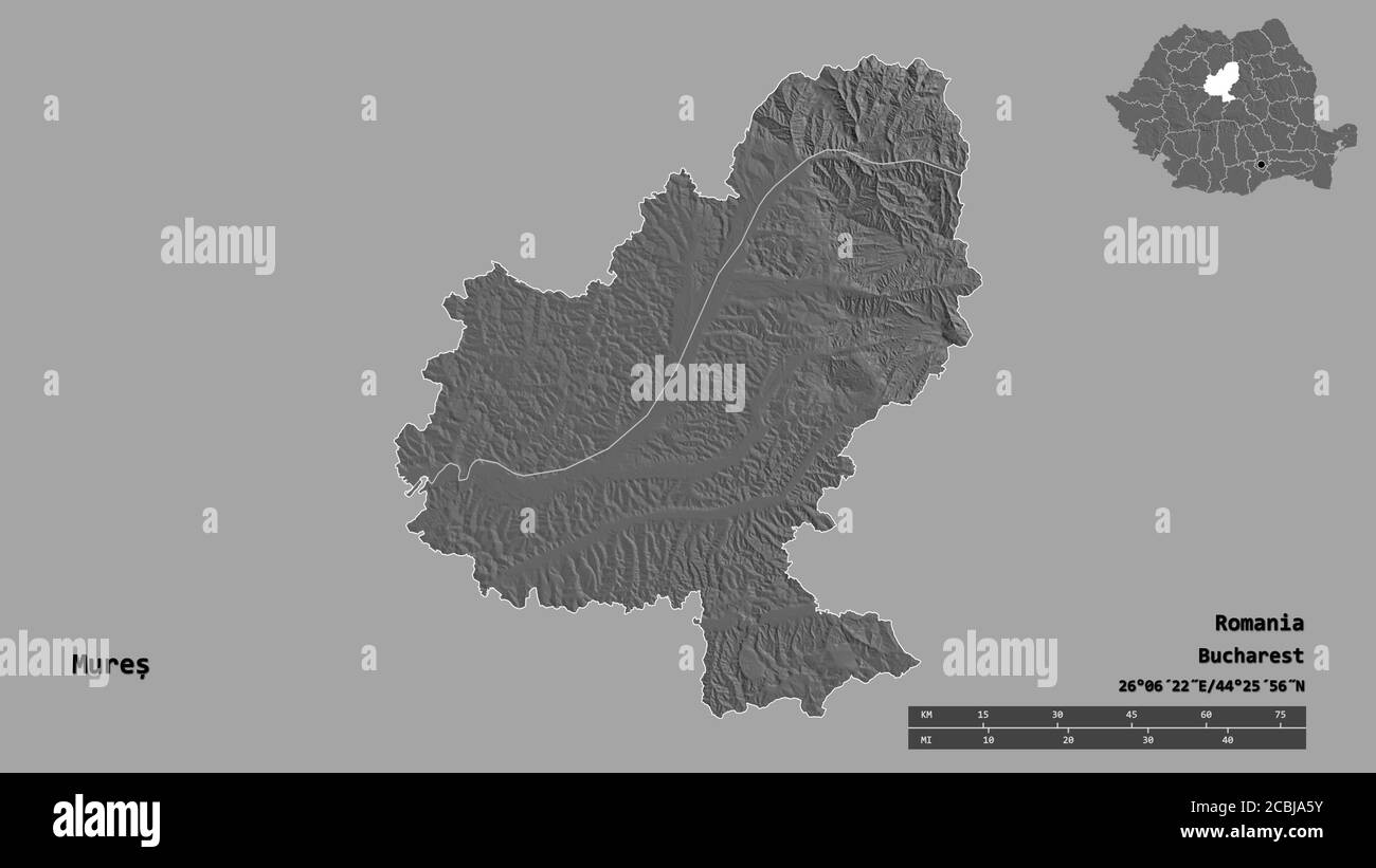 Mures romania europe map hi-res stock photography and images - Alamy