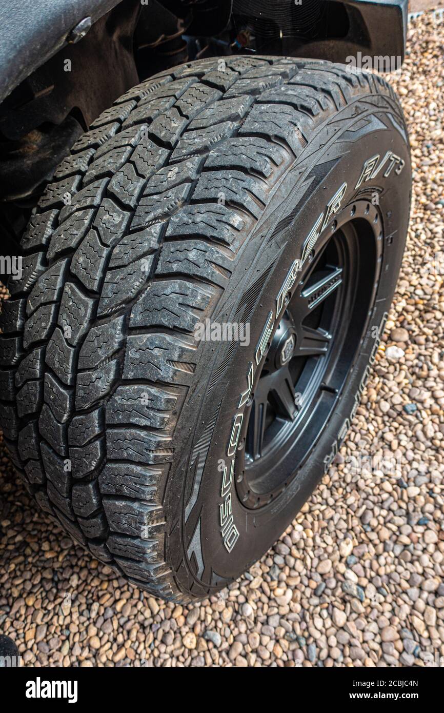 Chunky car tyre hi-res stock photography and images - Alamy