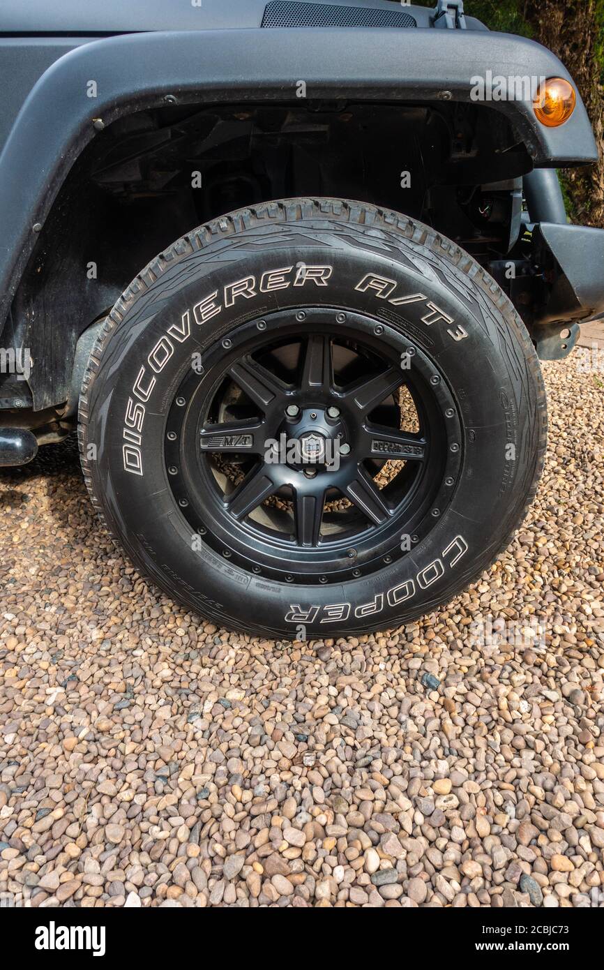 Chunky car tyre hi-res stock photography and images - Alamy