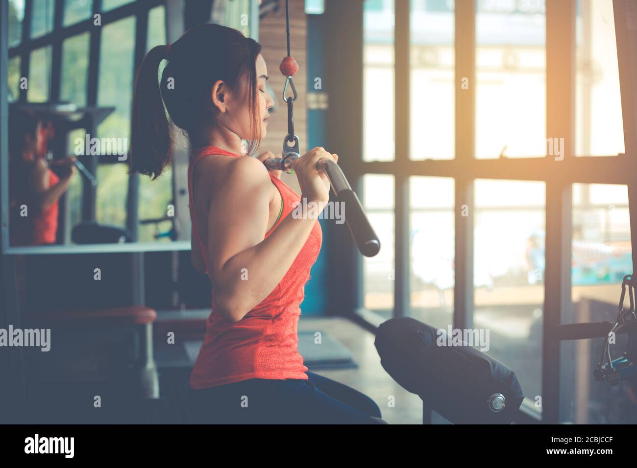 Pulling exercise hi-res stock photography and images - Alamy