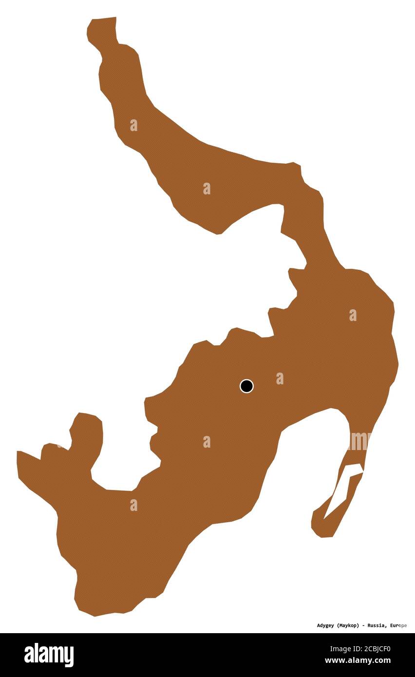 Adygea map hi-res stock photography and images - Alamy