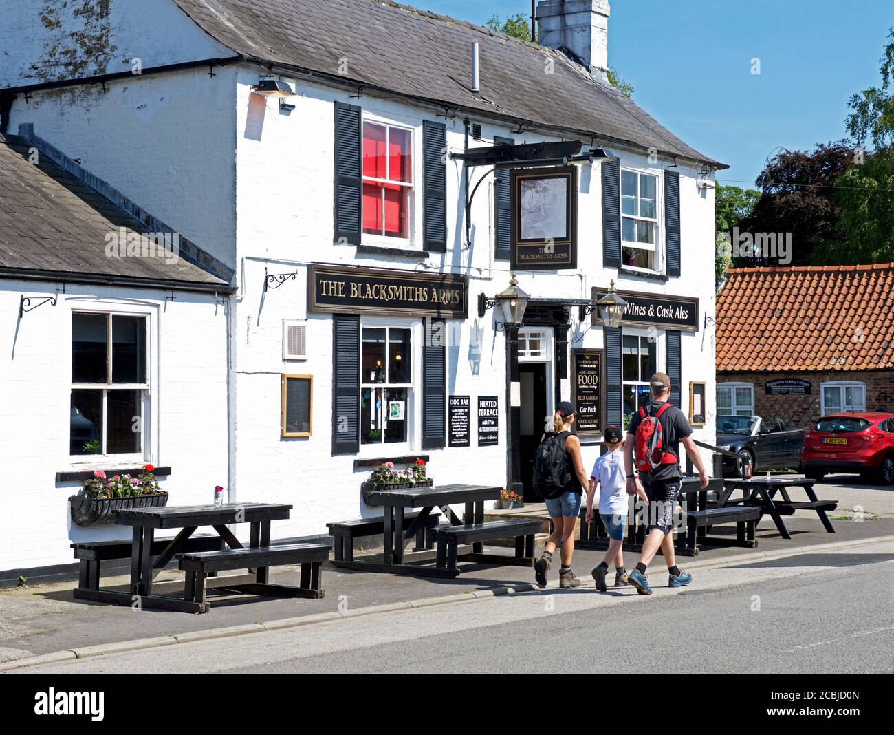 The Blacksmiths Arms in the village of Naburn, North Yorkshire, England ...