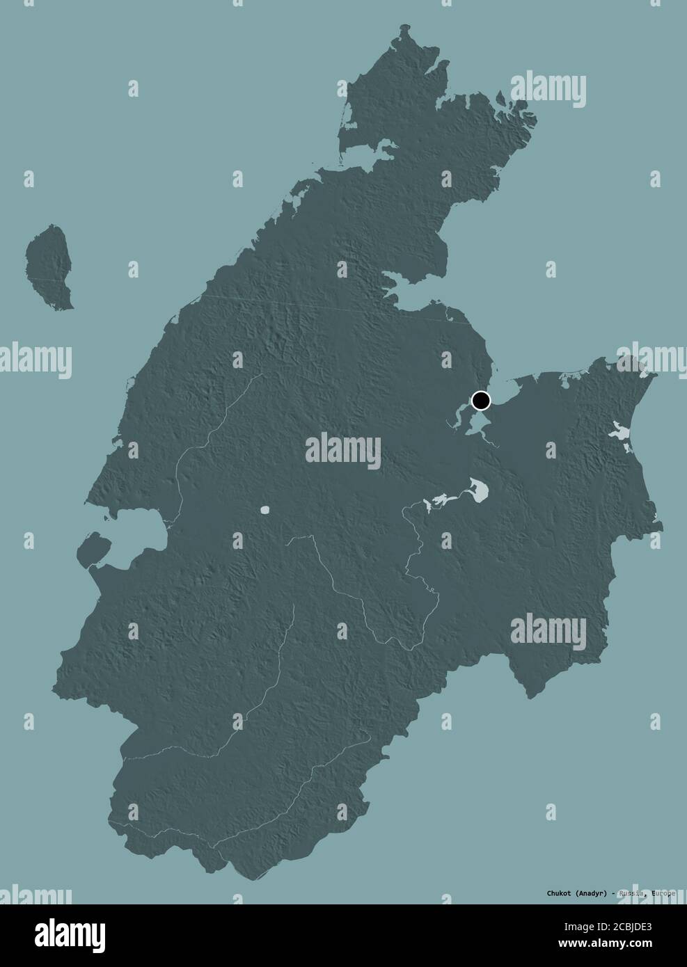 The map of chukotka hi-res stock photography and images - Alamy