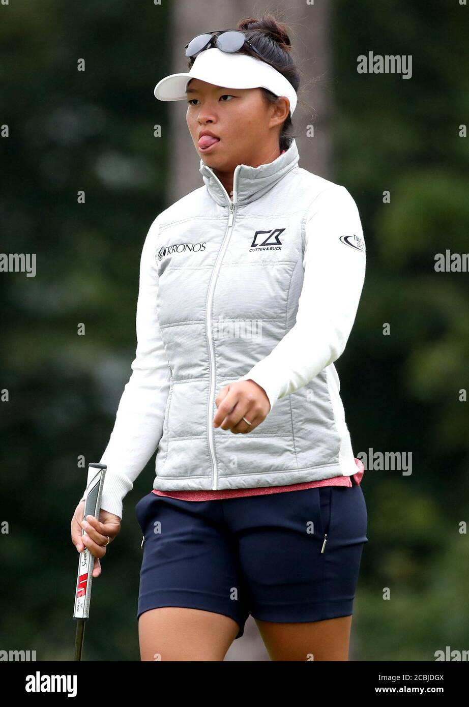 USA's Megan Khang on the 1st green during day two of the Aberdeen ...