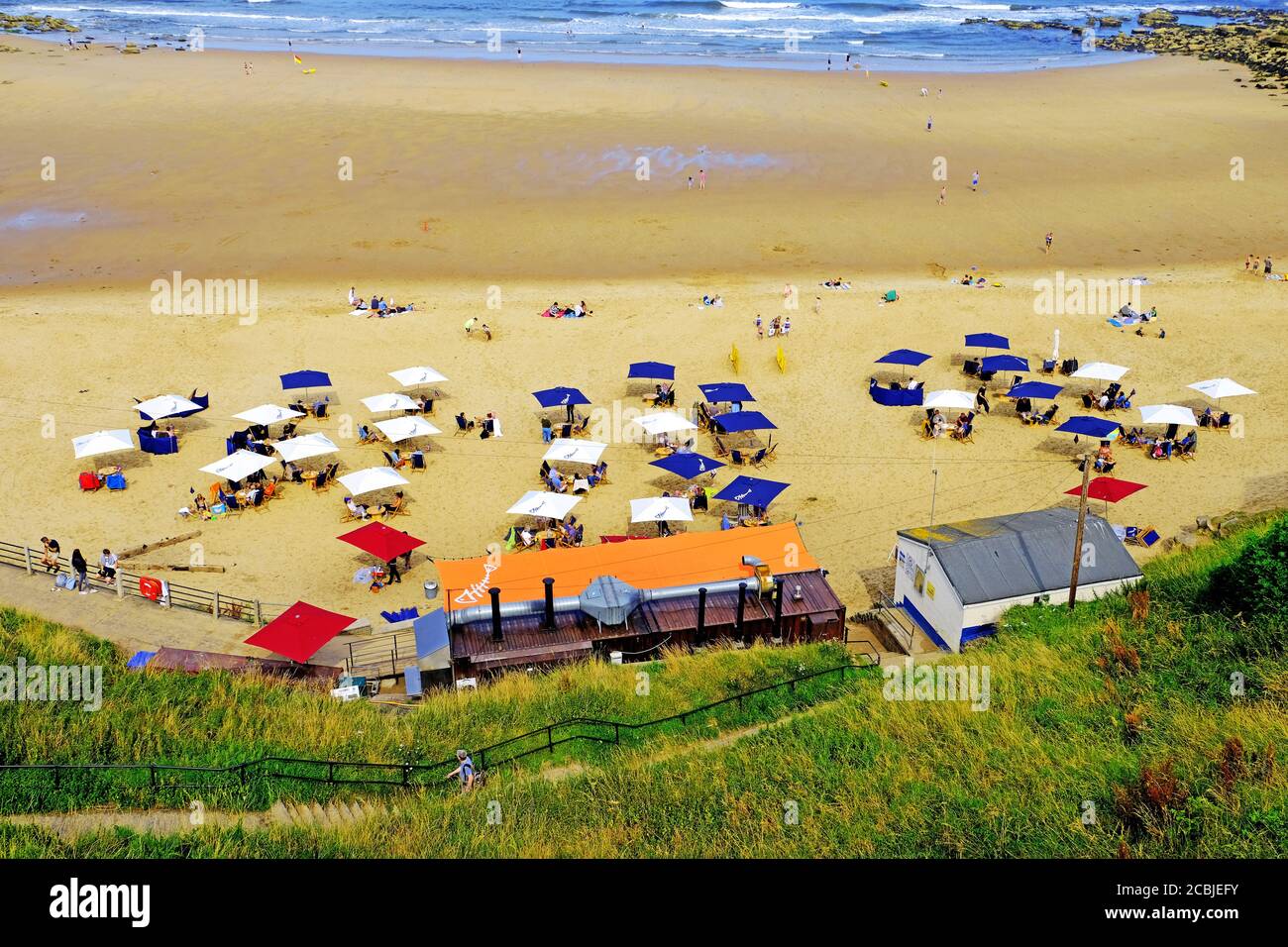 Rileys Fish Shack King Edwards Bay Tynemouth Stock Photo - Alamy