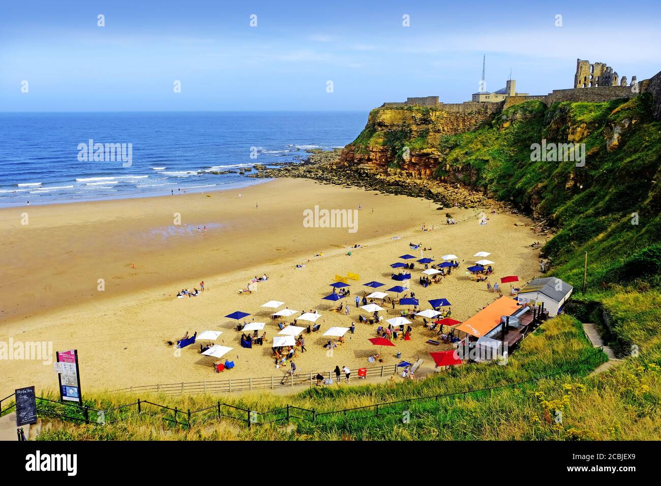 Rileys Fish Shack King Edwards Bay Tynemouth Stock Photo - Alamy