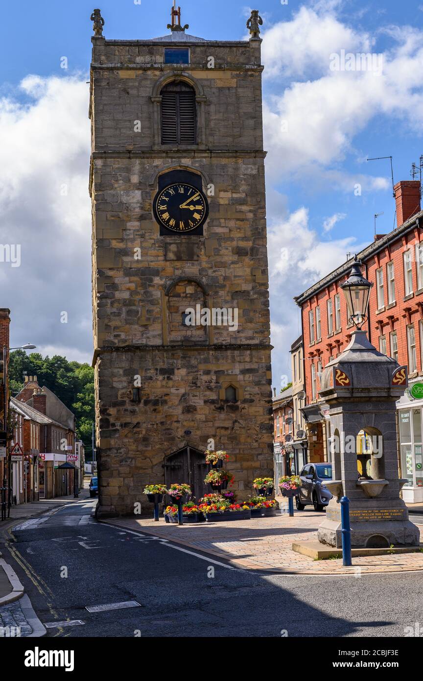 Morpeth Clock Tower, Morpeth, Northumberland, UK Stock Photo - Alamy