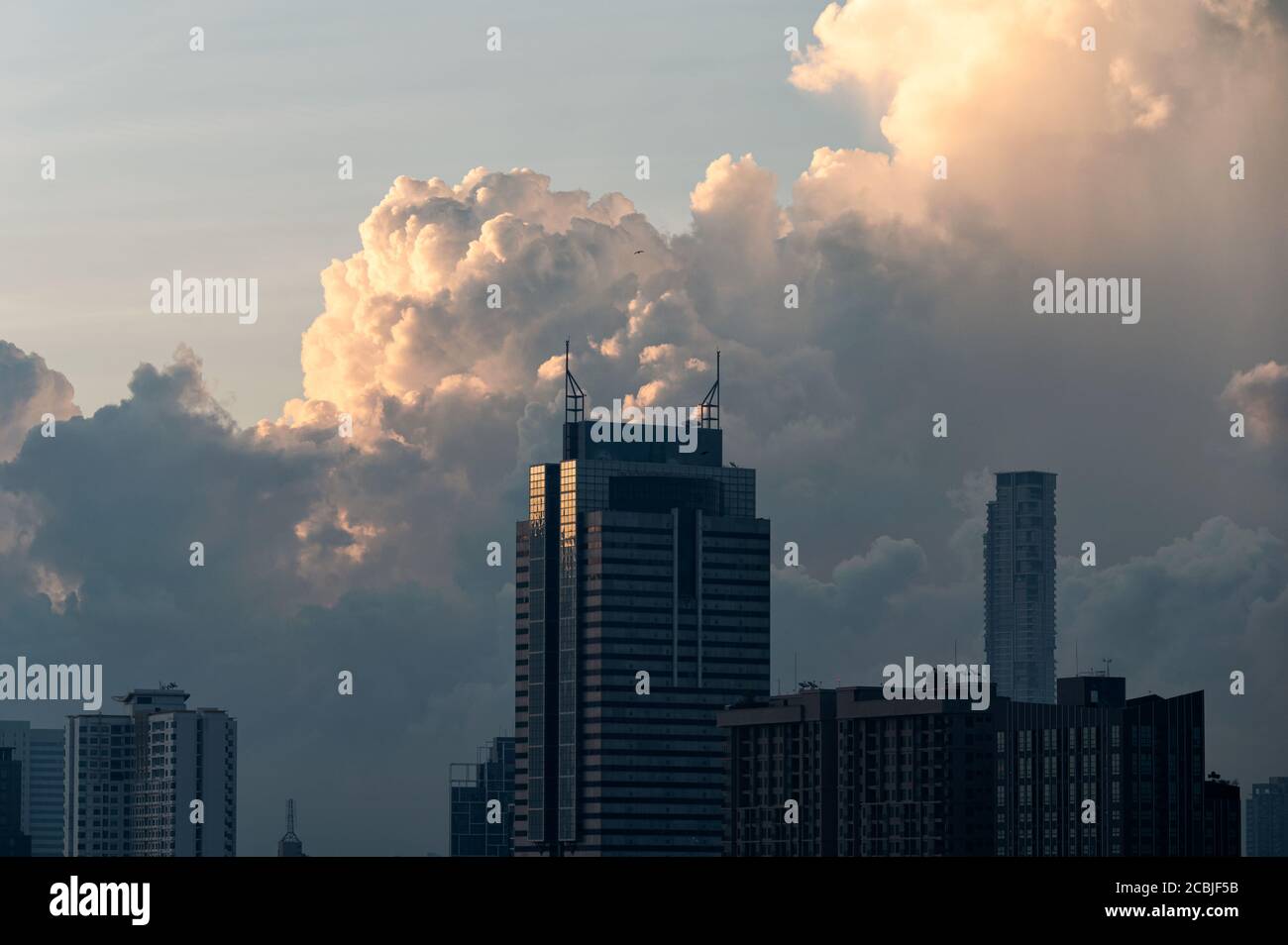 Residential district cloudy sunrise hi-res stock photography and images ...