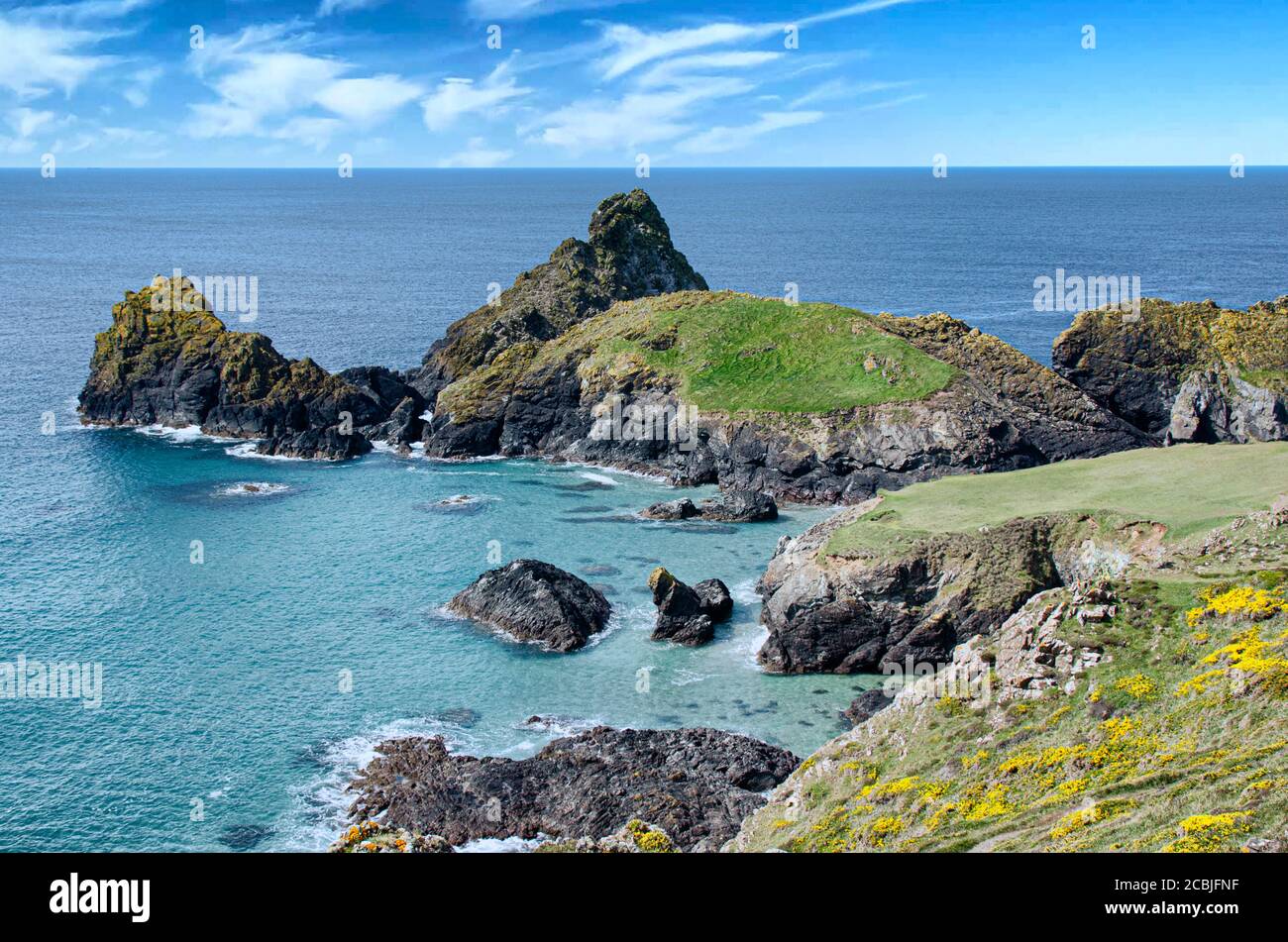 Poldark Filming Locations in Cornwall,Kynance Cove Cornwall Stock Photo ...