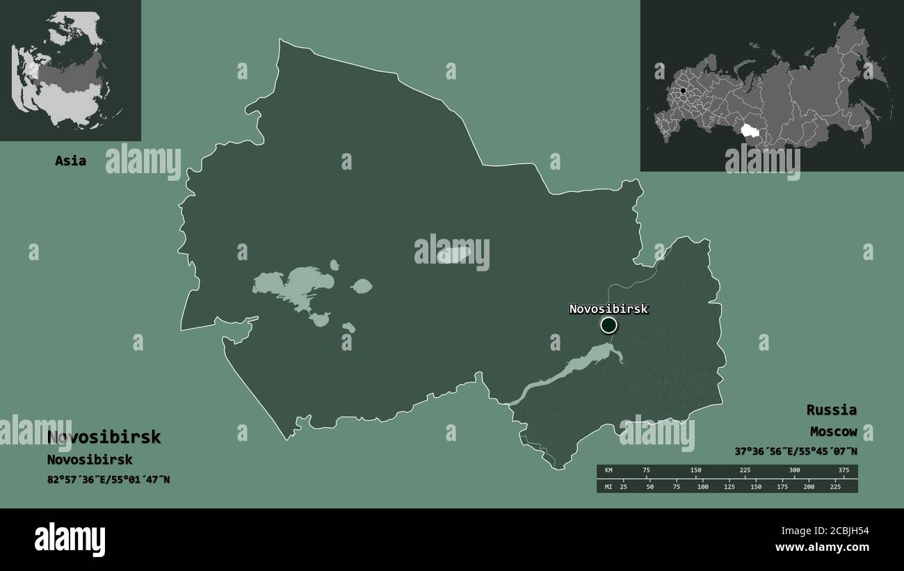 Novosibirsk Russia Map