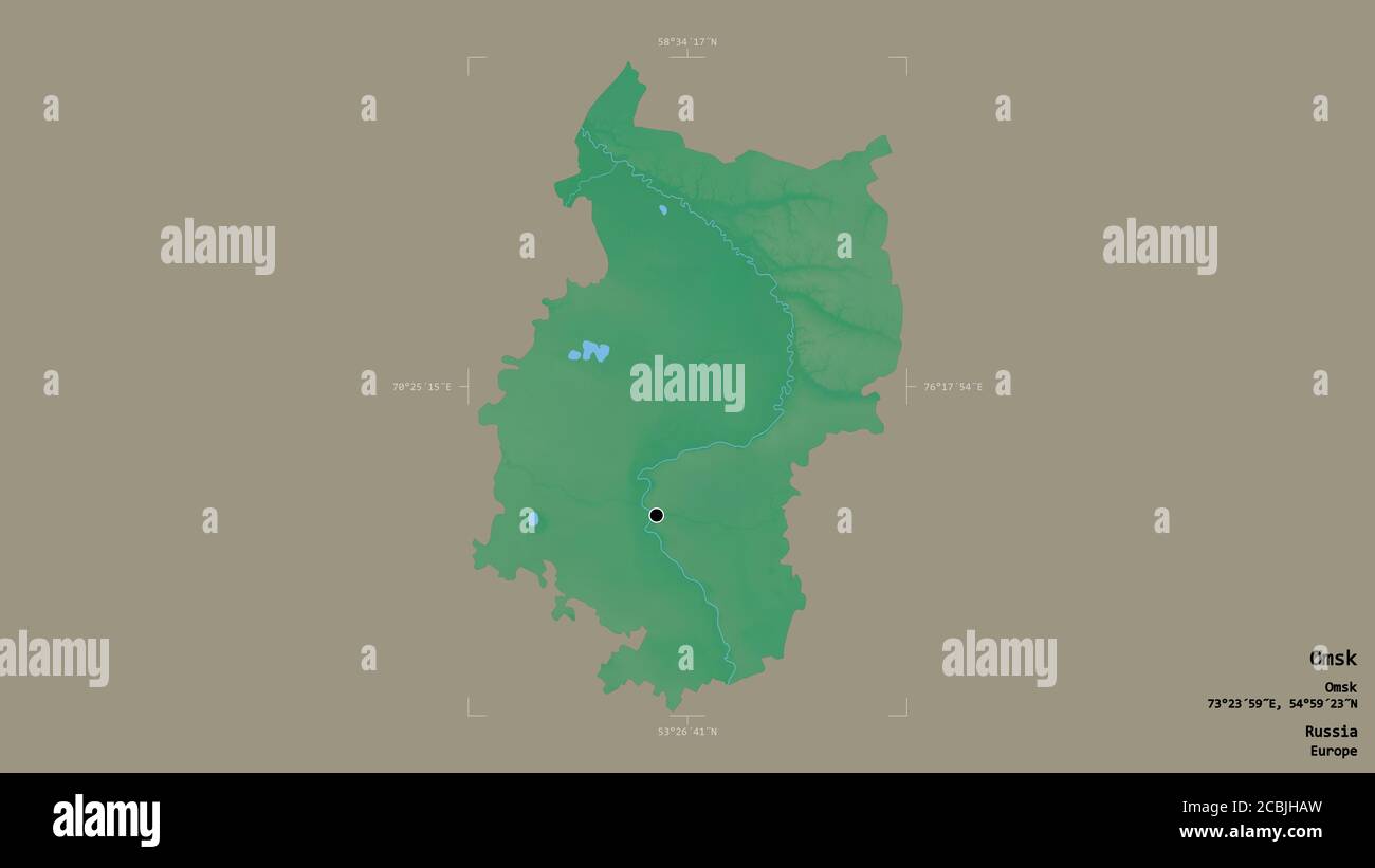 Map of omsk hi-res stock photography and images - Alamy