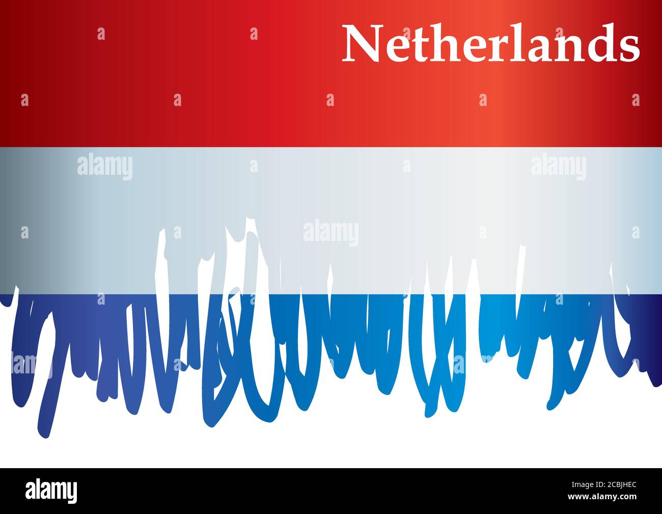 Flag of the Netherlands. Kingdom of the Netherlands. Template for award ...