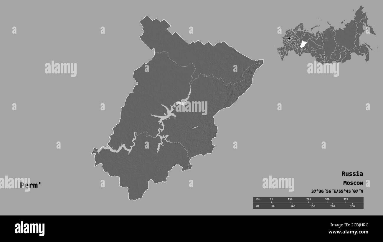 Perm map Black and White Stock Photos & Images - Alamy