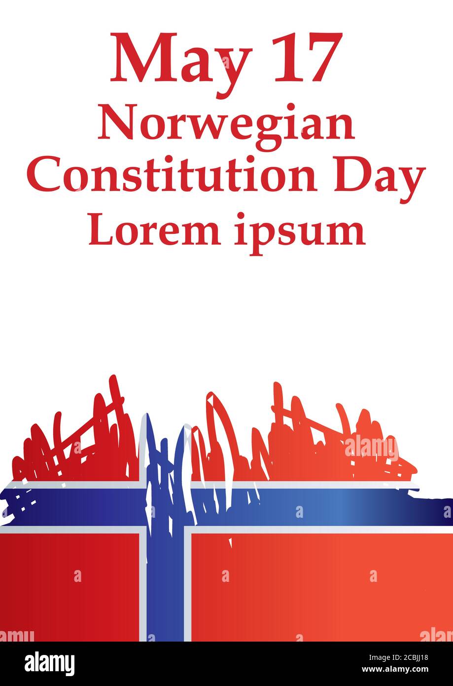 Norwegian Constitution Day is the national day of Norway, May 17. Flag ...