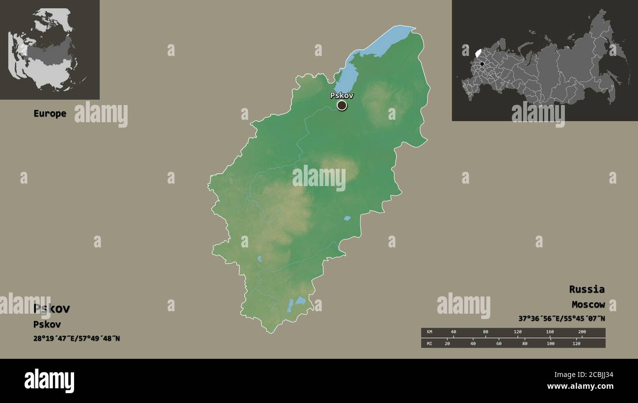 Map of pskov hi-res stock photography and images - Alamy