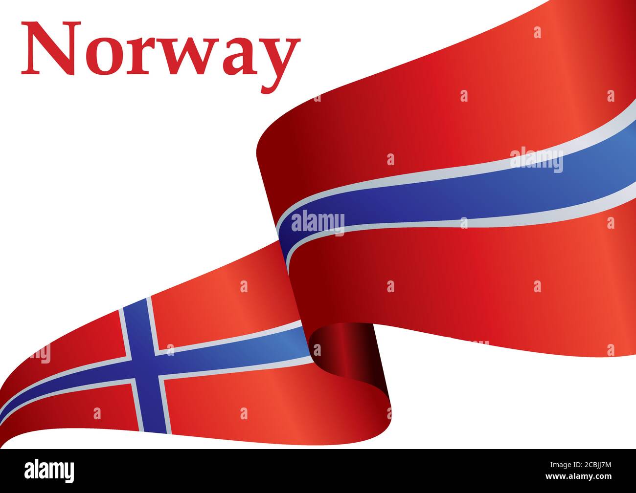 Flag of Norway, Kingdom of Norway. Template for award design, an ...