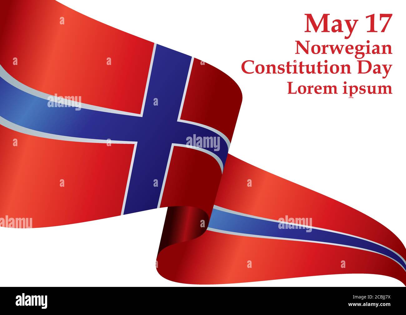 Norwegian Constitution Day is the national day of Norway, May 17. Flag ...