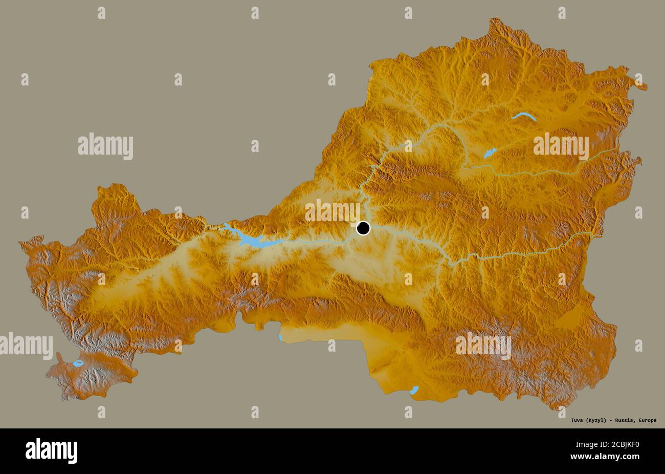 Tuva map hi-res stock photography and images - Alamy