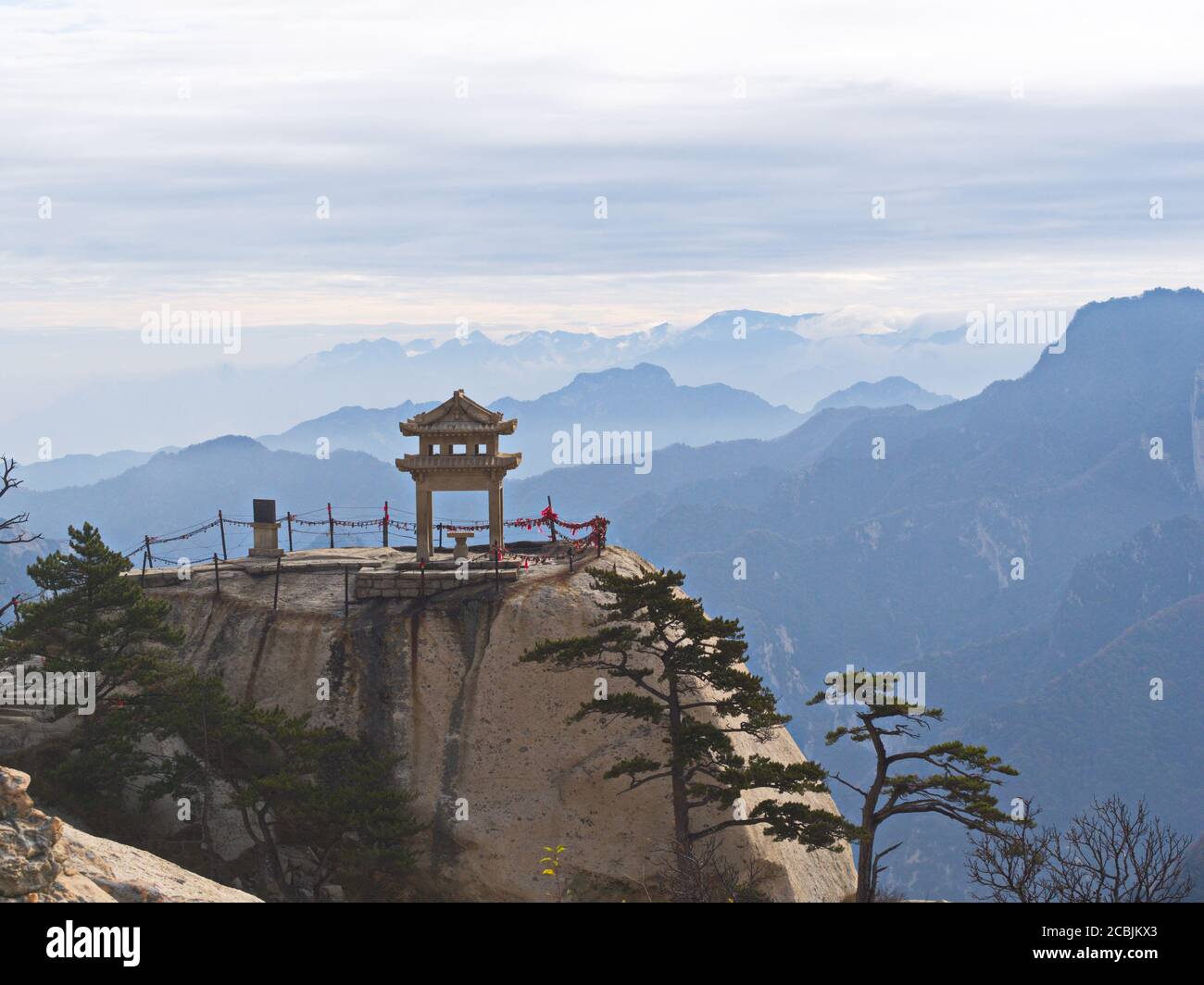 Huashan Mountain near Xian City. The Most dangerous Trail and Crowned ...