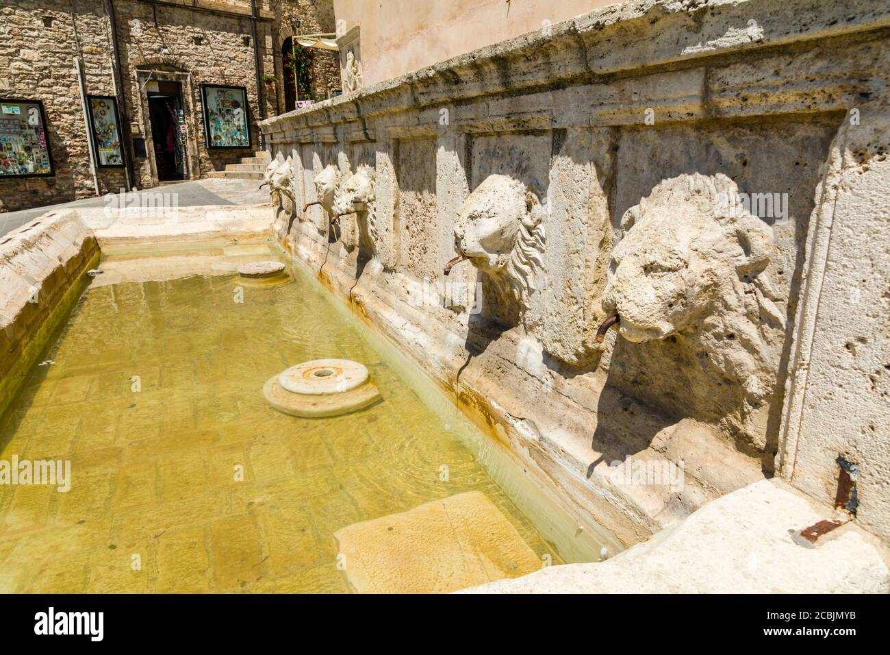 The Fountain of Saint Rufinus (Fontana di San Rufino) built in 1532 ...