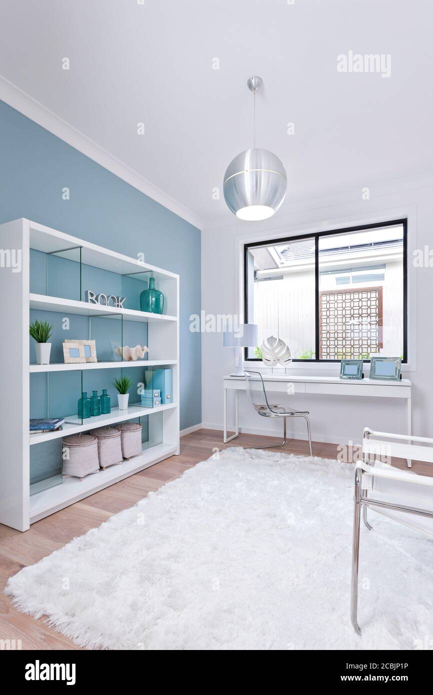 A bright workroom in a luxury house Stock Photo - Alamy