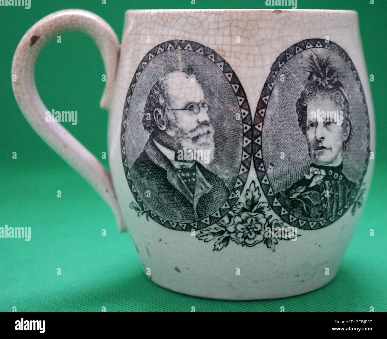 Lancaster Queen Victoria Golden Jubilee Commemorative Mug Thomas Storey ...