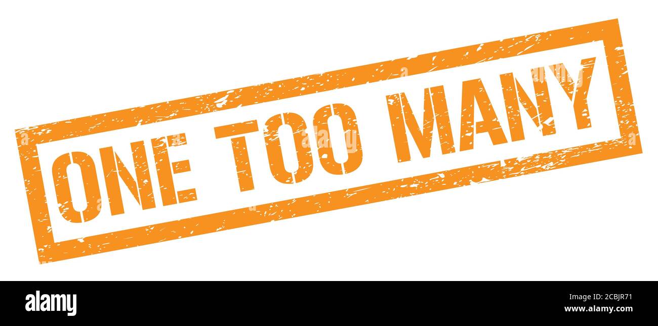 One too many stamp hi-res stock photography and images - Alamy