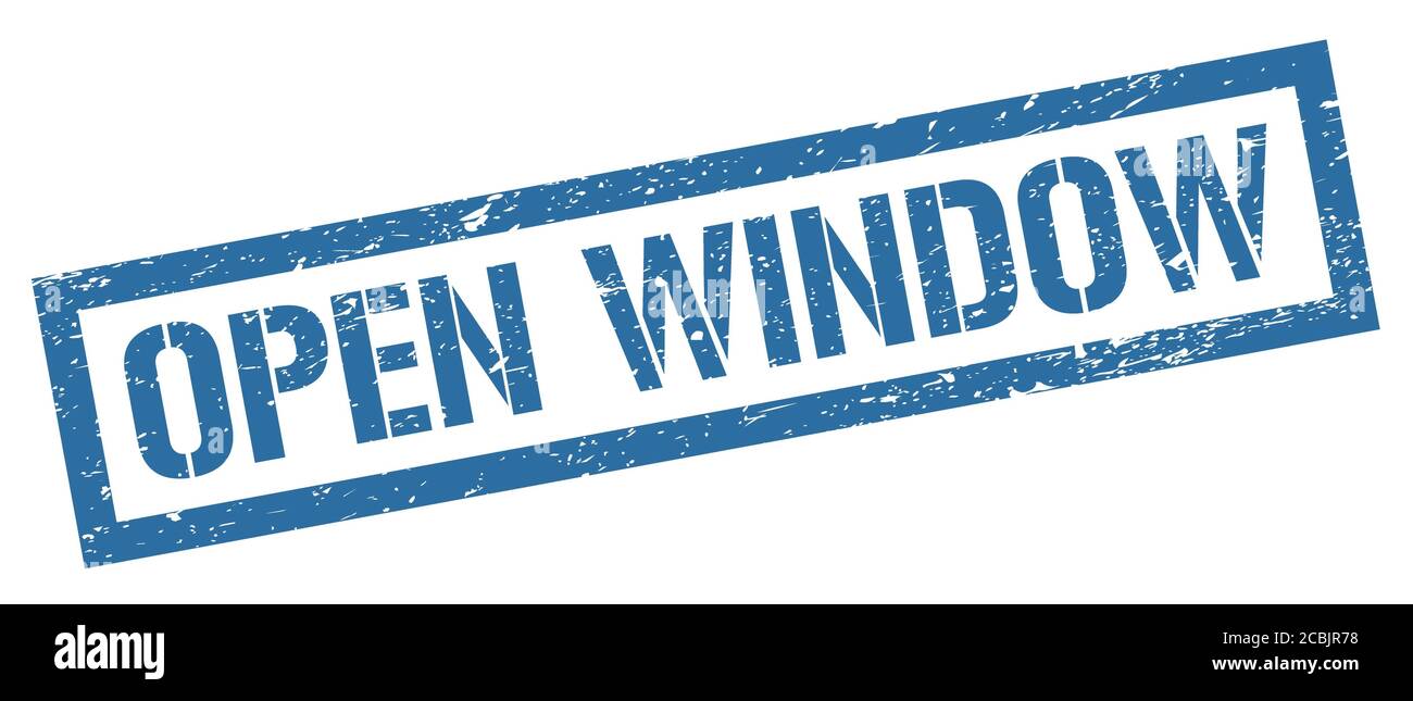 Open window stamp hi-res stock photography and images - Alamy