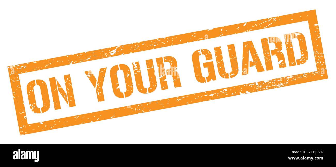 On your guard stamp hi-res stock photography and images - Alamy