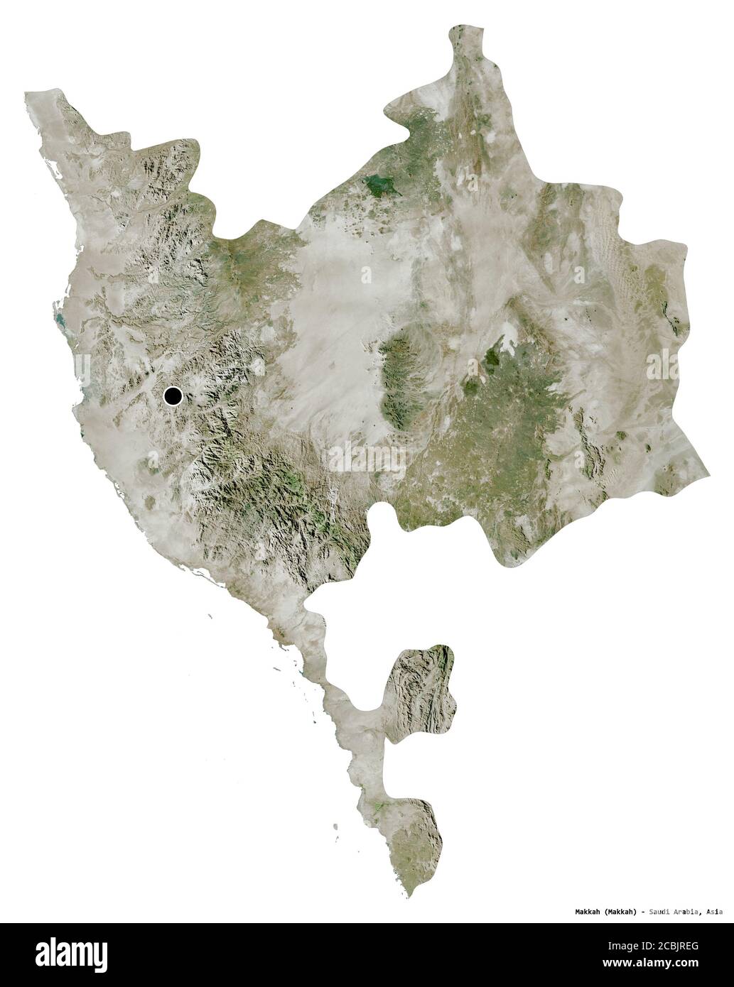 Map of mecca satellite view map hi-res stock photography and images - Alamy