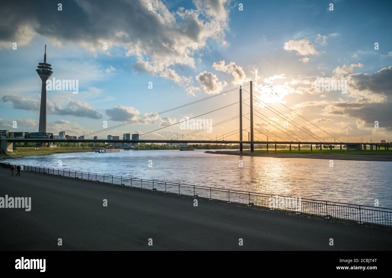 Skyline of Dusseldorf in Germany Stock Photo - Alamy