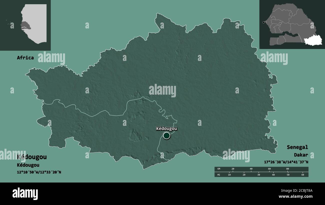 Map of kedougou hi-res stock photography and images - Alamy