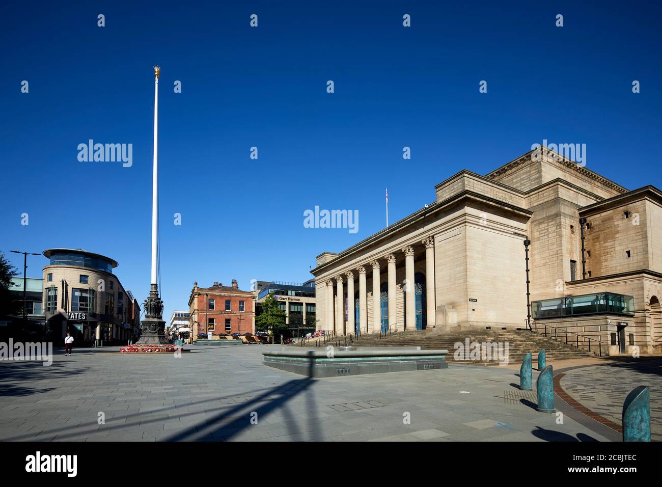 Sheffield, South Yorkshire Sheffield City Hall a Grade II* listed neo ...