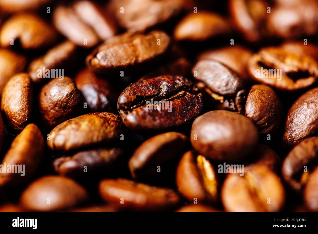 Coffee beans background from above. Coffee shop creative menu design ...