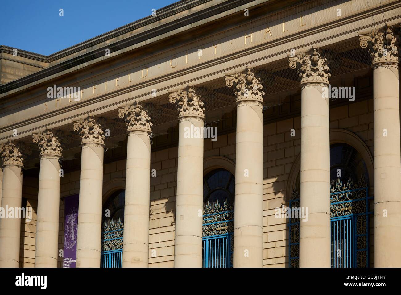 Sheffield, South Yorkshire Sheffield City Hall a Grade II* listed neo ...