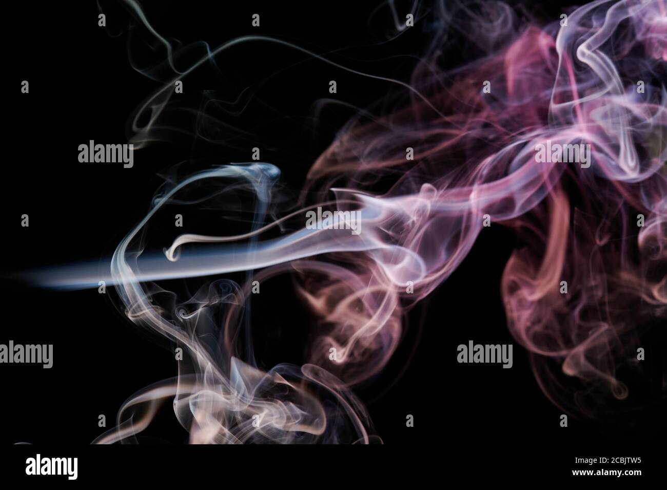 Purple smoke wave on black background. Smooth colorful backdrop Stock ...