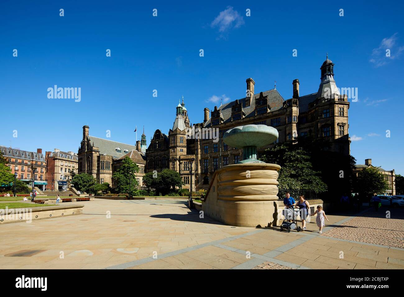 Grade I listed Renaissance Revival style Sheffield Town Hall by ...