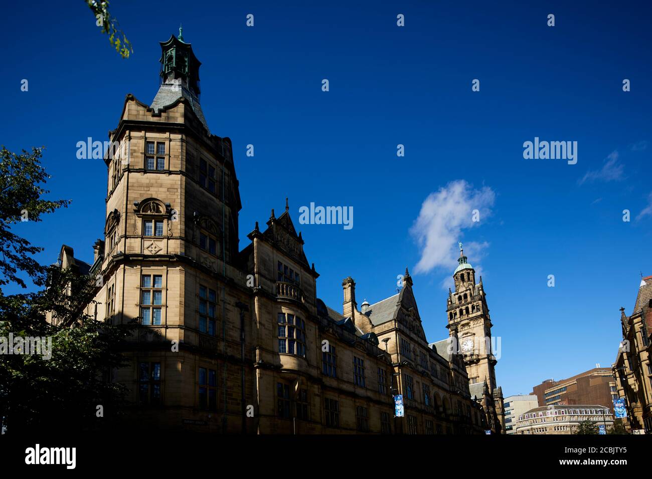 Grade I listed Renaissance Revival style Sheffield Town Hall by ...