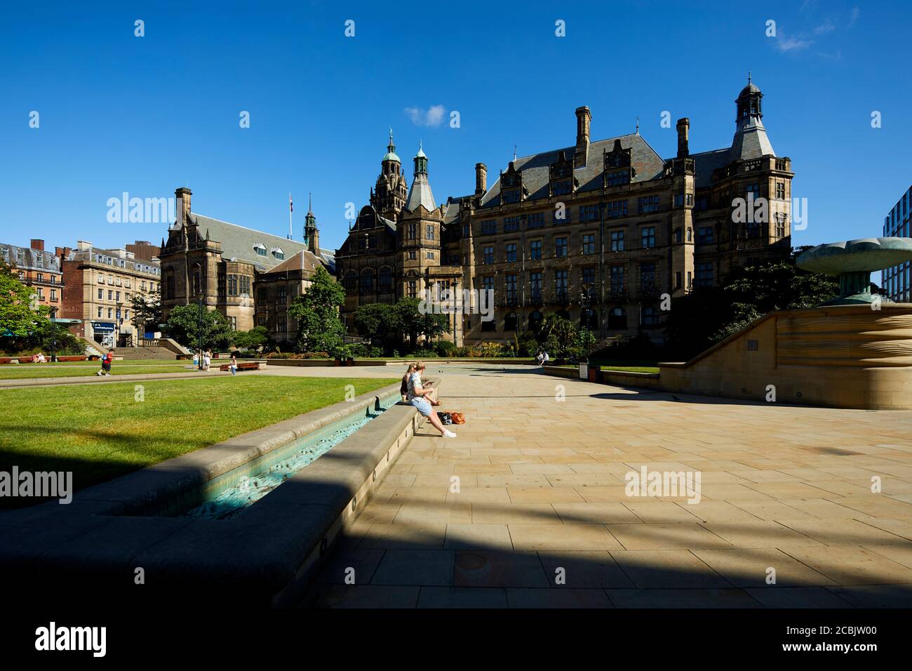 Grade I listed Renaissance Revival style Sheffield Town Hall by ...
