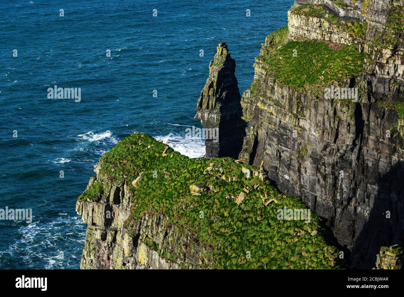 Cliffs of Moher, sea cliffs located at the southwestern edge of the ...