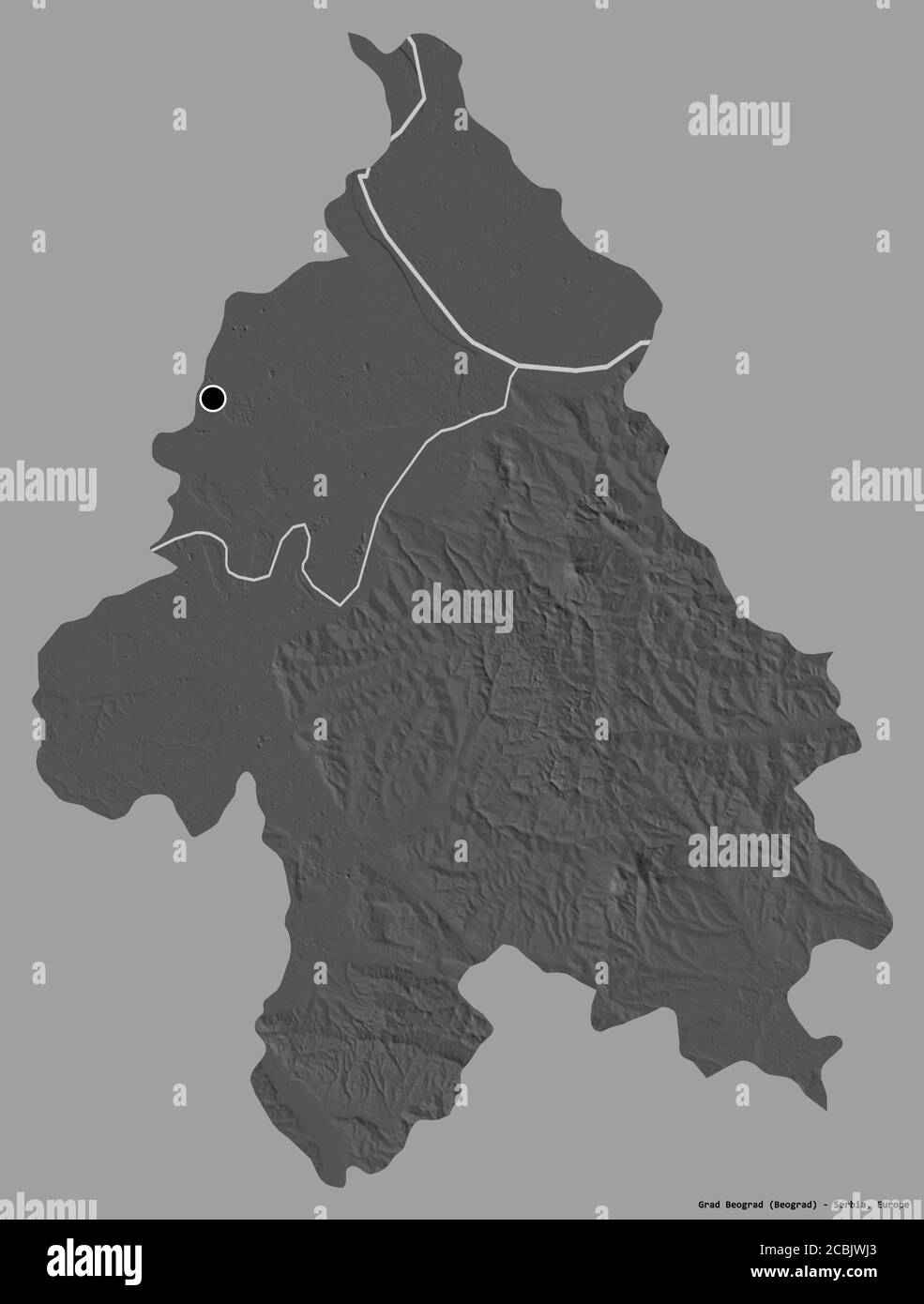 Beograd map hi-res stock photography and images - Alamy