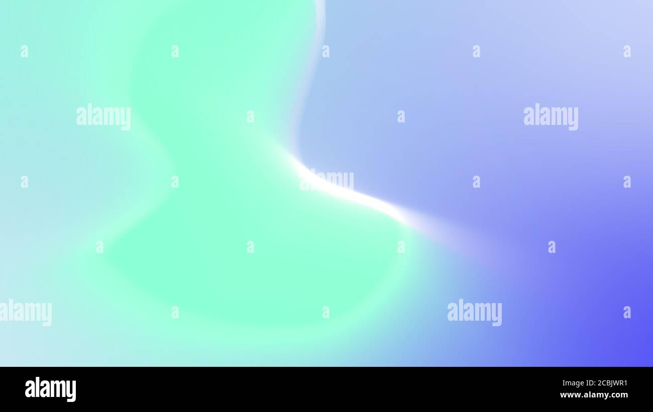 Growing and splitting organic vivid light blue liquid bubbles like ...