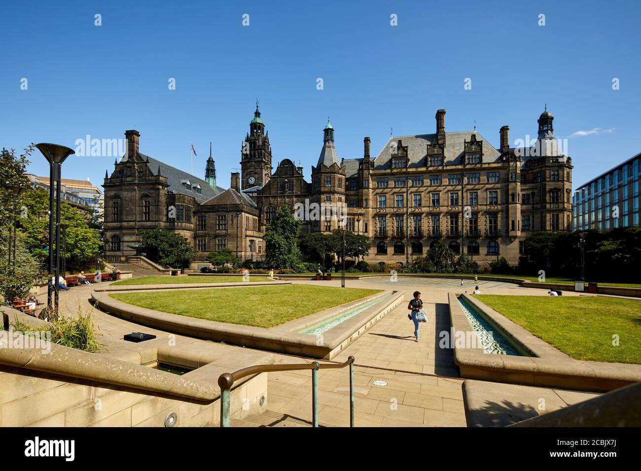 Grade I listed Renaissance Revival style Sheffield Town Hall by ...