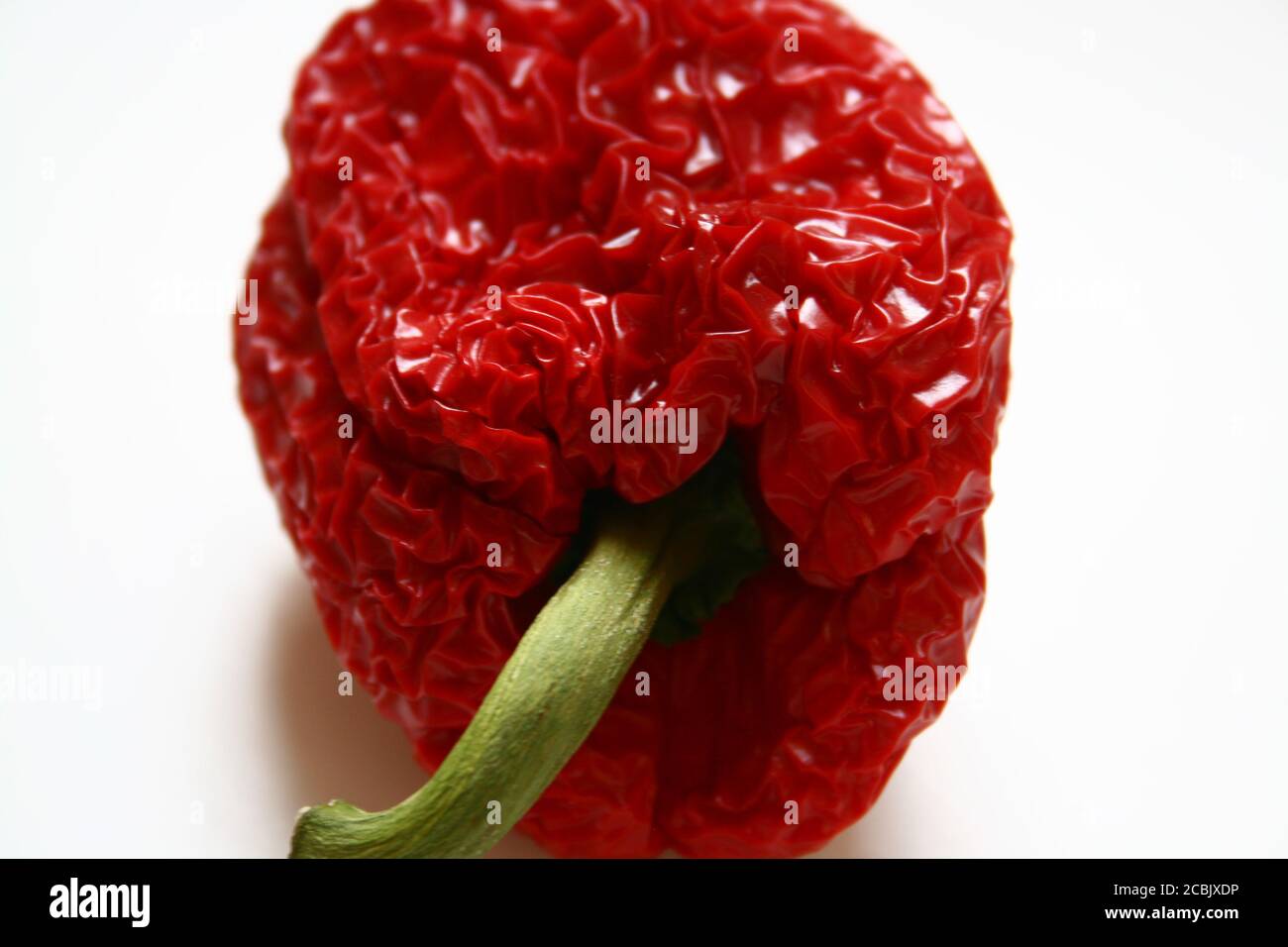 Red paprika with dry and wrinkled skin Stock Photo - Alamy